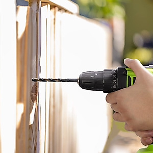 Yougfin Drill Bit Set, M35 HSS Cobalt Drill Bits 21 PCS, 135 Degree Tip, Jobber Length Twist Bits for Hard Metal, Stainless Steel with Indexed Strong Case