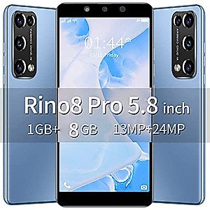 ARGIN Unlocked Cell Phones, Android 10.0 1+8G 1080P HD Full Screen Phone, Dual SIM Unlocked Smart Phone, 5.8inch Touch Screen Mobile Cell Phone for Father Childrens New Years Gift (Gray)