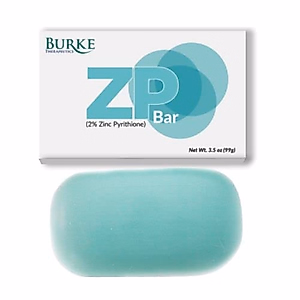Burke Pharmaceuticals ZP Cleansing Bar with Zinc Pyrithione, 2% - Unisex Skin Cleaning Agent, Bar