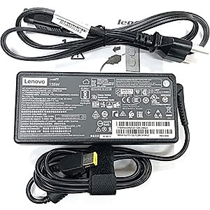 Lenovo 20V 6.7A 135W Slim Tip AC Adapter for Lenovo ideapad Z710 Ideapad Y50-70 Thinkpad t440p t450p t460p t530 t540 t540p t560 w510 ADL135NDC3A