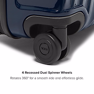 TUMI - 19 Degree Extended Trip Expandable 4 Wheeled Packing Case - Hard Shell Suitcase - Roller Suitcase Checked Bag - Navy
