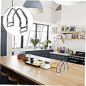 Zerodeko Rack Lid Rack Racks for Storage Shelves Chopping Block Cutting Board Rack Stainless Steel Pot Cover Shelf Pan Lid Holder Chopping Board Rack Chopping Board Stand Bakeware Pot