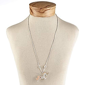 Hallmark Signature Valentines Day Card for Kids (Removable Unicorn Necklace)