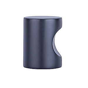 Amazon Basics Whistle Cabinet Knob, 0.75-inch Diameter, Flat Black, 10-Pack