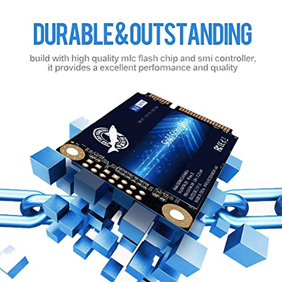 SSD mSATA 1TB Dogfish Internal Solid State Drive High Performance Hard Drive for Desktop Laptop SATA III 6Gb/s Includes SSD 16GB 32GB 60GB 64GB 120GB 128GB 240GB 250GB 480GB 500GB 1T (1TB MSATA)