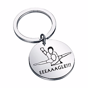 FAADBUK JD and Turk Gift Scrubs TV Show Inspired Gift Scrubs Eagle Gift Scrubs Keychain (Scrubs Eagle)