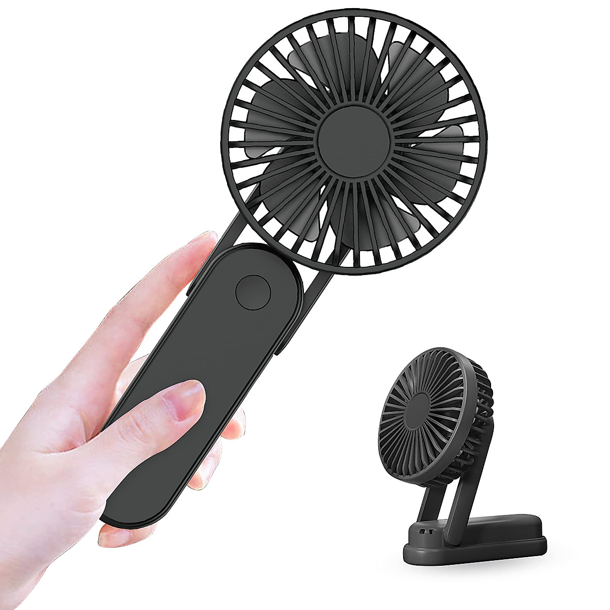 COMFIER Portable Handheld Fan,Personal Fan,Mini Fan with Power Bank,Rechargeable Hand held Fan,Hand Fans Battery Operated,Small Fan for Kids Girls Women Men,Travel,Outdoor,Sports