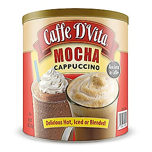 Caffe D’Vita Mocha Cappuccino 4 lb. can (64 oz.)