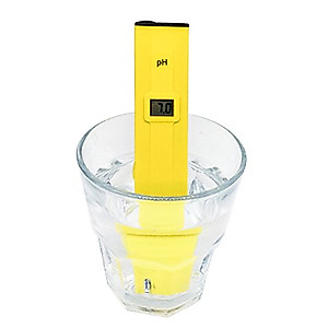 CityFarmer PH Pen, Digital pH Meter, PH Meter for Water Hydroponics, with 2 Pack of Calibration Solution Mixture Included