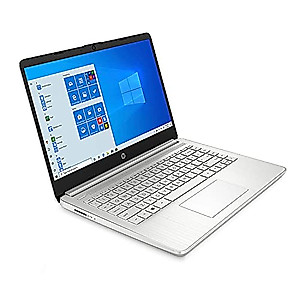HP Premium Laptop (2021 Latest Model), 14" HD Touchscreen, AMD Athlon Processor, 8GB RAM, 192GB SSD, Long Battery Life, Online Conferencing, Natural Silver, Win 10 with Microsoft 365 (Renewed)