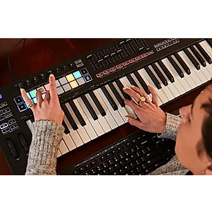 Novation Launchkey 49 [MK3] MIDI Keyboard Controller - Seamless Ableton Live Integration. Chord Mode, Scale Mode, and Arpeggiator — All the software you need for Music Production.