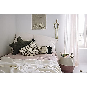 Lorena Canals Basket Zoco Ash Rose-Natural - 97% Cotton, 3% Other Fibres - 1' 2" x Ø 1'