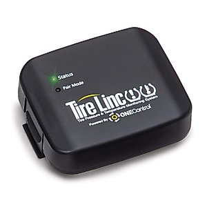 Lippert Components - 2020106863 Tire LINC Tire Pressure and Temperature Monitoring System for RVs (TPMS) with Tire Sensors and Repeater