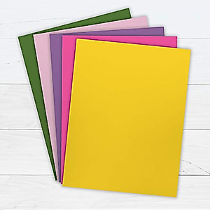 Printworks Floral Cardstock, Heavyweight, Solid Core, 8.5” x 11”, 200 Sheets (00602)