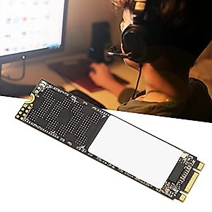 128G M.2 NGFF SSD, Internal Solid State Drive High Performance Hard Drive for Laptop Desktop Computer, Low Temperature Quiet Operation