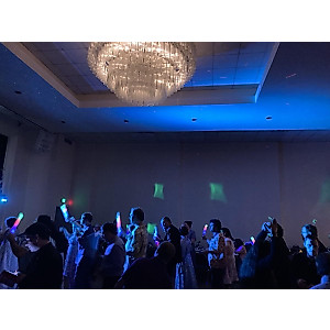 AWANG 50 Pcs Glow Sticks With 3 Modes Colorful Flashing Glow In The Dark Party Supplies Multicolor Bulk LED Foam Glow Sticks For Wedding Raves Sporting Events Glow Party Birthday Camping