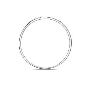 Claddagh Gold .925 Sterling Silver Lucky Charms Talisman Thick Open Band Style Statement Ring (Size 11)