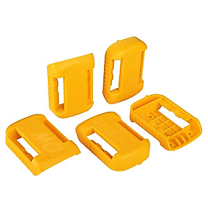 Crtbelfy 5 Pack Battery Holder Compatible for Dewalt 20V 60V Battery Mounts Hanger Dock Holder Fit for DCB200 DCB203 DCB205 Batteries