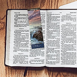 Christian Bookmark with Bible Verse, Pack of 25, Christian Life Themed, Beloved, Let Us Love One Another, 1 John 4:7-8