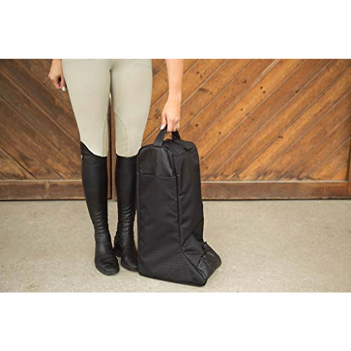 Kerrits EQ Boot Bag Black Chevron Bits Size: O/S