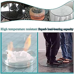 SNWGPLY Round Glass Table Top for Round Wood Table Top, Round Dining Table, Round Marble Table Top for Dining Table, Coffee Table, Restaurant Table Superb Load-Bearing Capacity