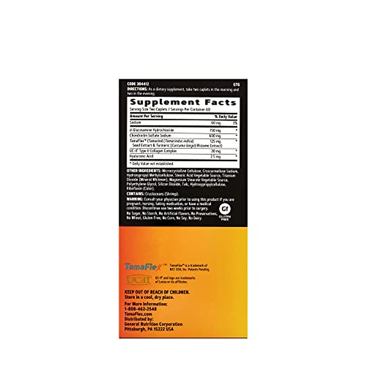 GNC Tamaflex Complete, 120 Caplets, Joint Support