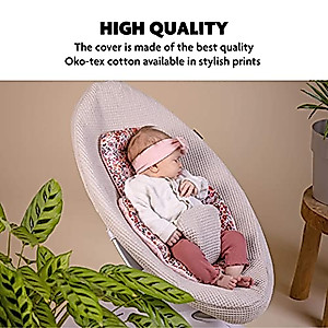 Ukje | Insert and Cover for 4moms mamaRoo 4 Baby Swing & rockaRoo | Reversible Design | Handmade in Europe | Compatible with mamaRoo Newborn Insert, 4moms mamaRoo Infant Insert