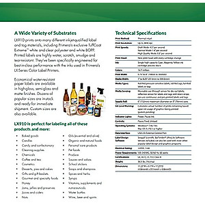 Primera LX910 Color Label Printer 74416 - Print Your Own Short Run Product Labels, Prints up to 8.25" Wide