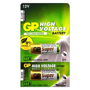 2pcs GP 23AE 12V Alkaline Batteries