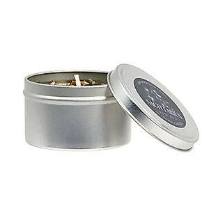 Sagittarius Zodiac Candle (Nov. 22 - Dec. 21) - Soy Candle - All Natural Aromatherapy Candle - Sagittarius Horoscope Candle - Crystal Candles - 8 oz Tin