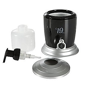 Wahl Professional 5 Star Series '19 Hot Lather Machine, Professional Barber Quality Dispenser with Internal Liquid Pump, Bottle, Additional Bonus Liquid Pump, and 12 oz. Bottle of Pre-Mixed Liquid Lather - Model 68908