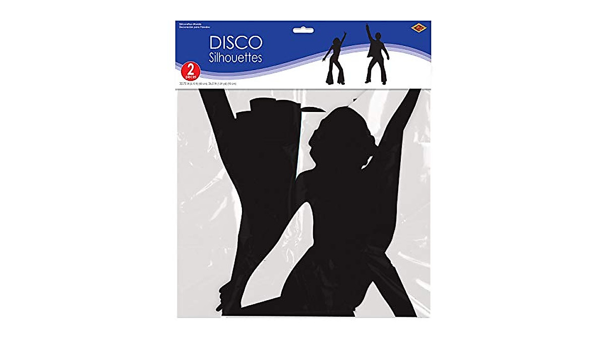Disco Silhouettes for 70's Parties | Beistle 32.75 & 36.5" Cutouts