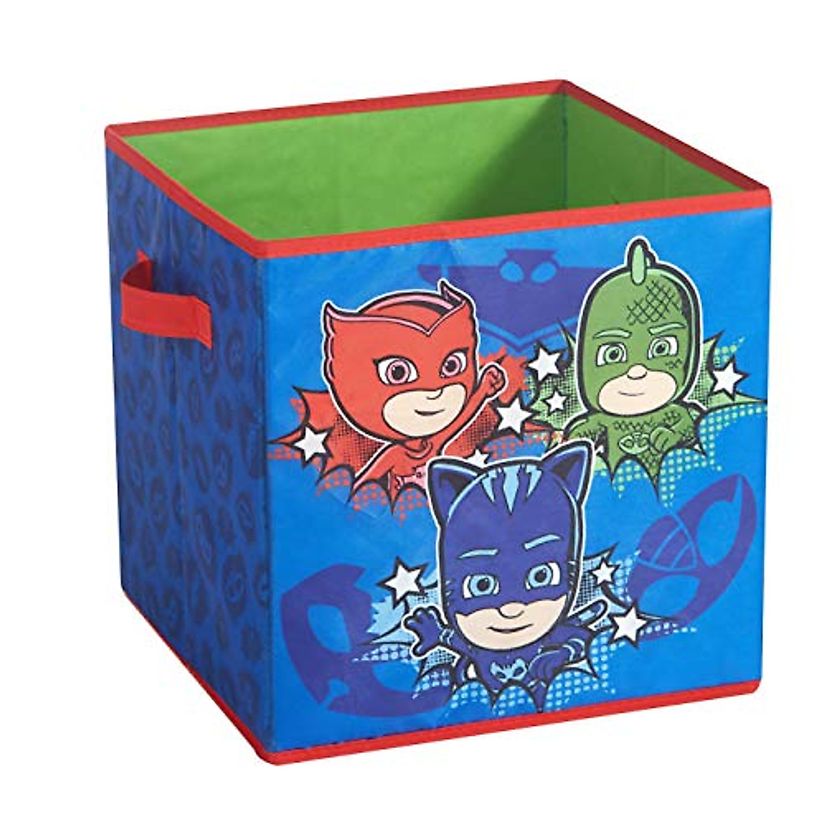 Idea Nuova PJ Masks 2 Pack Collapsible Storage 11.5" Cubes with LED Lights