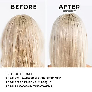 NATURELAB. TOKYO Perfect Repair Treatment Masque: Heat and Color Protection, Hair Mask Treatment to Strengthen and Repair Dull, Damaged, Brittle Hair I 6.7 FL OZ / 200ml