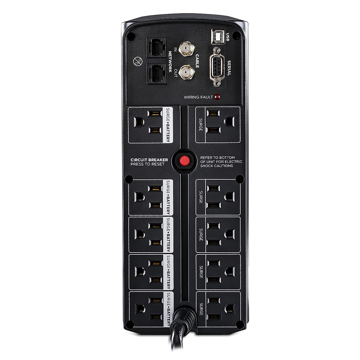 CyberPower CP900AVR AVR UPS System, 900VA/560W, 10 Outlets, Mini-Tower