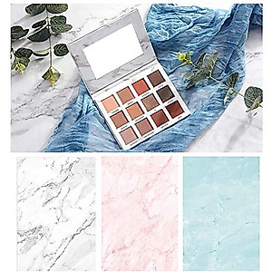 Flat Lay Backdrops Marble Photography Backgrounds Paper 3 Pack Kit 22x34Inch/ 56x86cm Double Sided Photo Props Rolls for Food Product Jewelry Tabletop Blog Pictures, 6 Pattern…