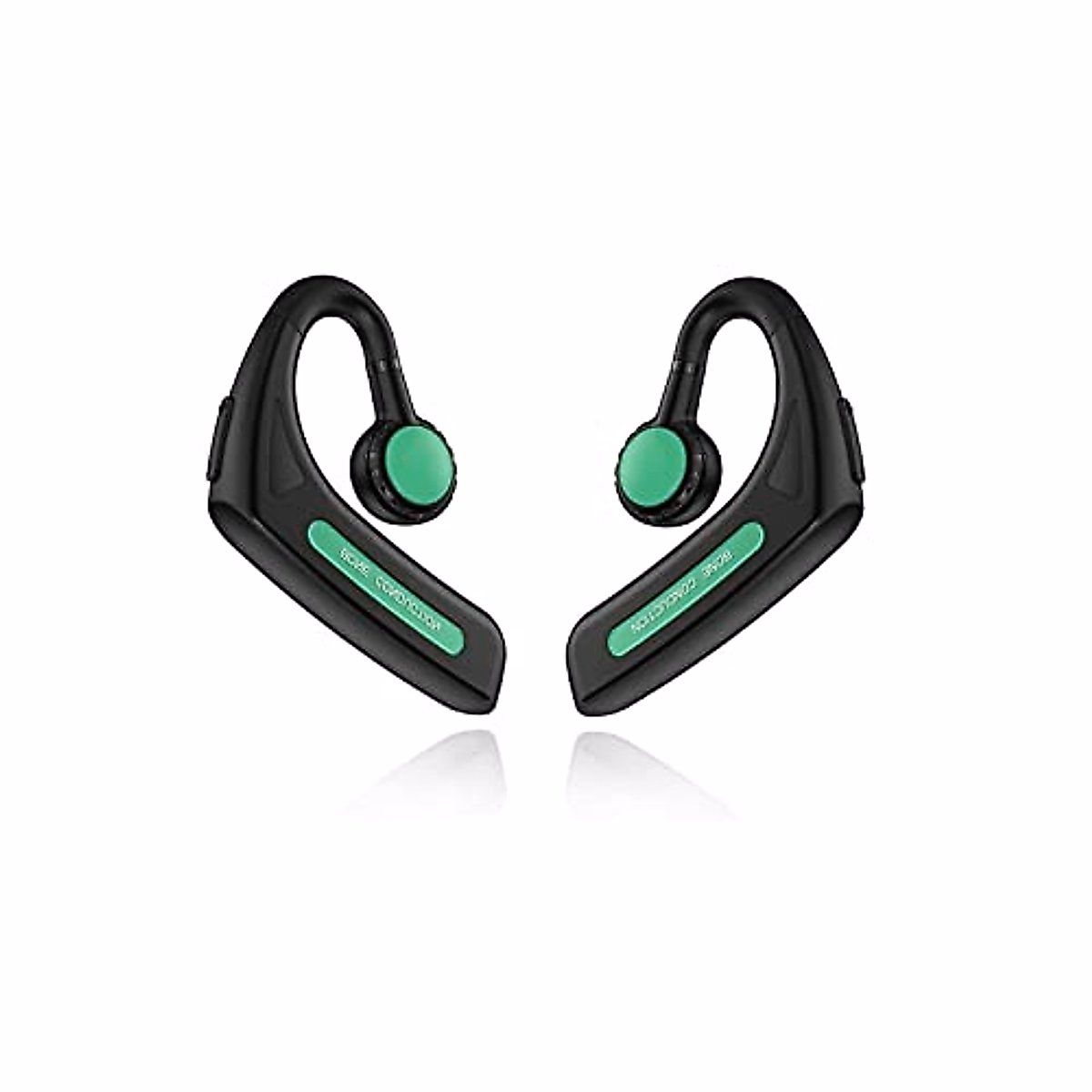 ESSONIO Bone Conduction Headphones Open Ear Workout Headphones with Microphone IPX5 Waterproof Wireless Bluetooth Headset for Cell Phones
