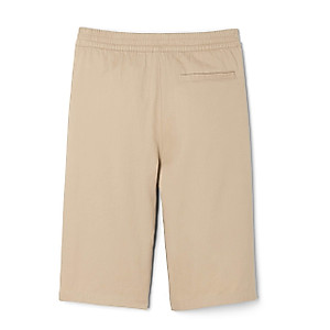 French Toast Boys' Little Pull On Stretch Short, Khaki, 4