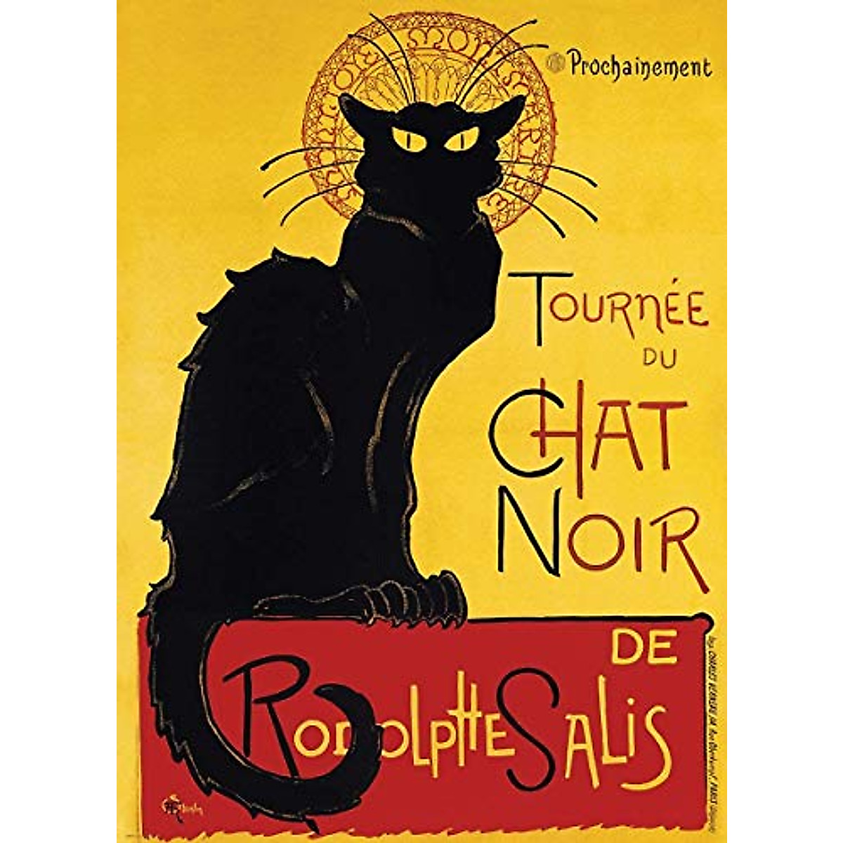 EuroGraphics Chat Noir by Steinlen 1000 Piece Puzzle (6000-1399)