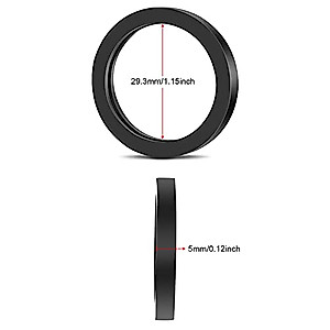 AITRIP 10 Pieces Replacement Gas Gaskets Gas Can Spout Gaskets Fuel Washer Seals Rubber Fuel Can Spout Seals Compatible with Most Gas Can Spout