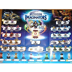 Skylanders Imaginators Character and Creation Crystal Checklist Poster