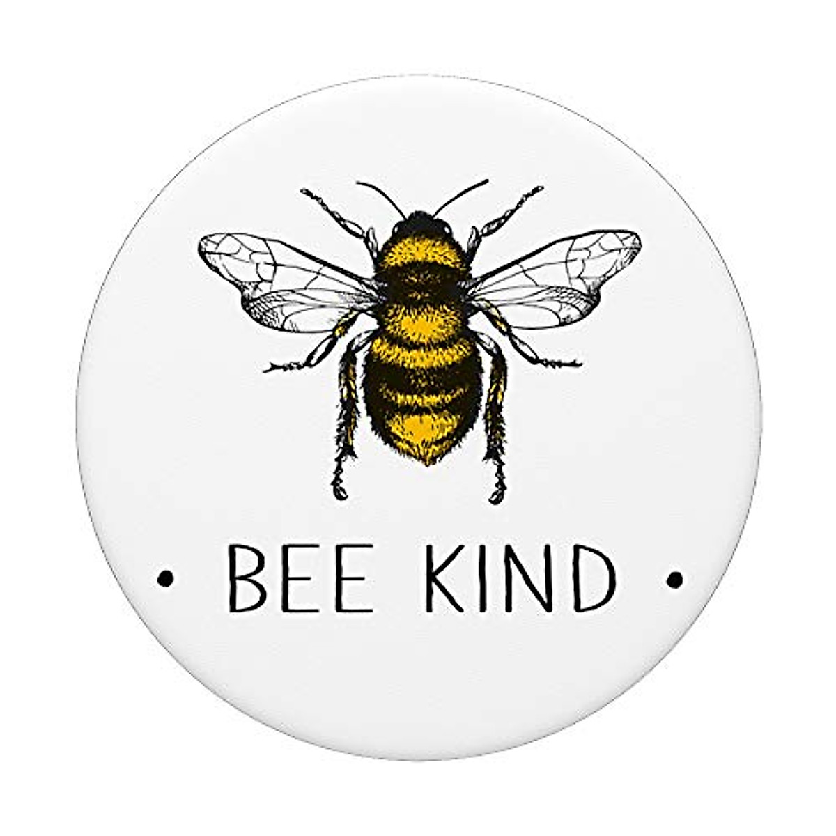 Bee Kind Summer Feminist Be Kind Kindness Gift for Men Women PopSockets PopGrip: Swappable Grip for Phones & Tablets