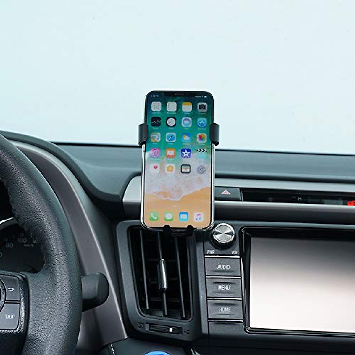 ITrims (Black Car Phone Holder for Toyota RAV4, Air Vent Phone Holder, Black Car Vents Holds Mount for for Toyota RAV4 2013 2014 2015 2016 2017 2018,Car Phone Mount for Most Smartphones