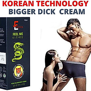 Elevia Feel Me Cream - Premium Moisturizing Cream - Advanced Moisturizer Lotion for Overall Care for Men pens cook deck Thicker Longer Strong harder