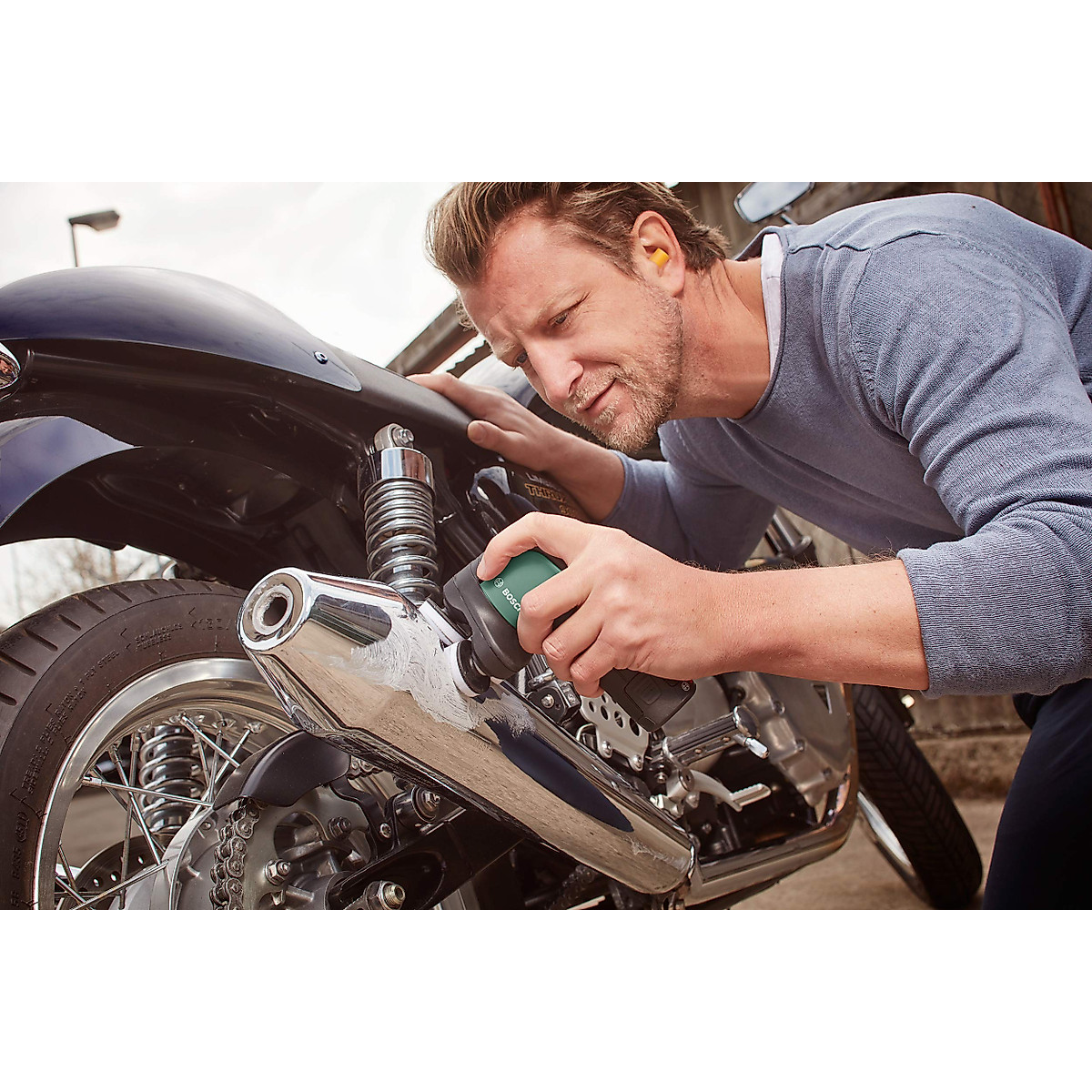 Bosch 6 pieces polishing sponge (for wood, painted surfaces and metal, diameter 40 mm, accessories eccentric sander)