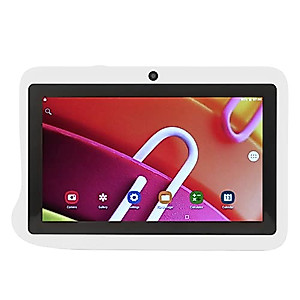 Pssopp Tablet, 5GWifi Dual Band 7 Inch Kids Tablet 100‑240V 4G 128G (White)