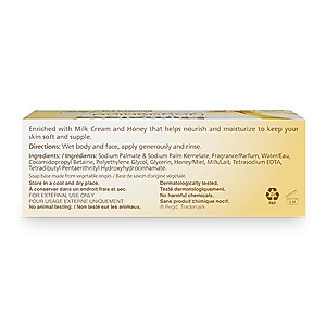 Himalaya Herbal Healthcare Nourishing Cream and Honey Cleansing Bar, 4.41 Ounce