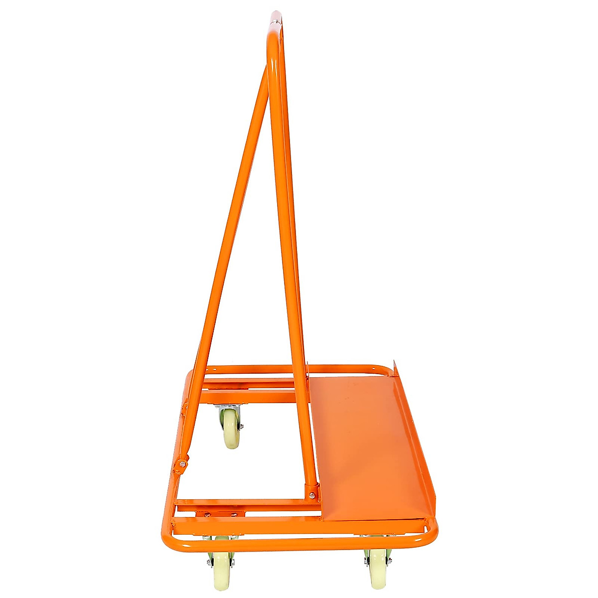 Heavy Duty Drywall Sheet Cart & Panel Dolly 1600lbs Load Capacity,Panel Service Cart,Casters with Brake,Orange+New