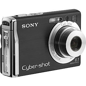 Sony Cybershot DSCW90 8.1MP Digital Camera with 3x Optical Zoom and Super Steady Shot (Black)