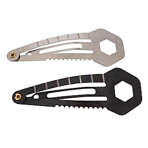 VinBee Self Defence Hair Clips For Women, Multi-Functional Hair Barrettes Mini Pins Stainless Steel, Self-Defense EDC Survival Kit-10 Pack